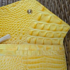 Brahmin | Bags | Brahmin Veronica Buttercup Melbourne Yellow Croc ...